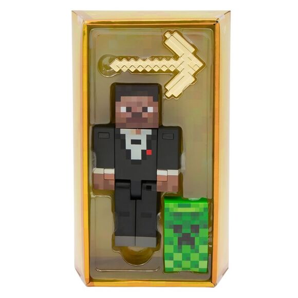 Minecraft | Toys | Minecraft 5th Anniversary Diamond Level Tuxedo Steve ...